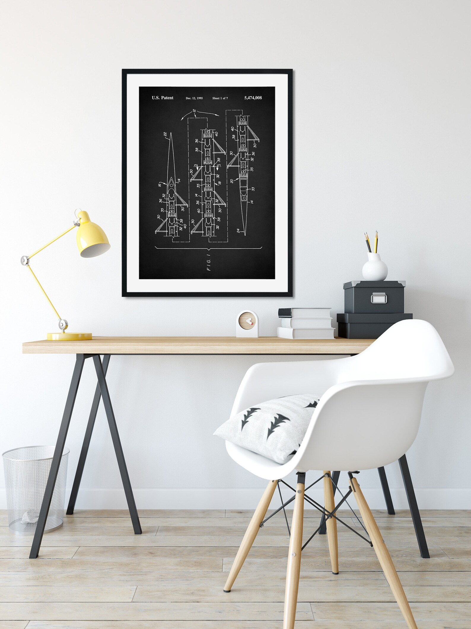 8 Man Rowing Shell Patent Art Print Rowing Poster Rowing - Etsy