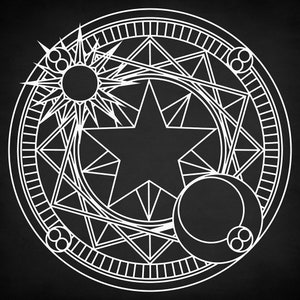 Cardcaptor Sakura - Clow Reed's Magic Circle - Art Print - Anime Magic ...