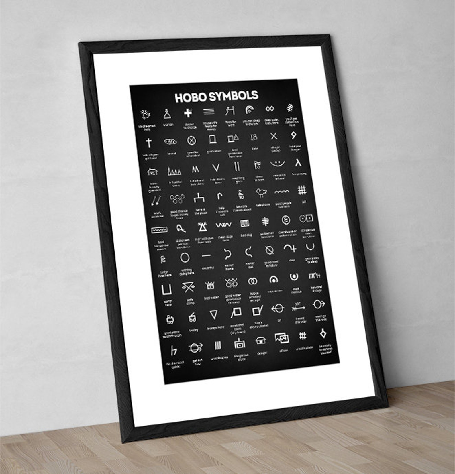 Hobo Symbols - Hobo Signs - Hobo Alphabet - Hobo Code - Visual Code ...