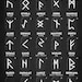 Viking Runes - Futhark Alphabet - Alphabet Decor - Medieval Ancient ...