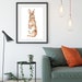 Rabbit Watercolor Rabbit Art Print Rabbit Painting Rabbit Nursery ...
