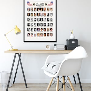 The First Ladies of the United States - Art Print - USA First Ladies ...