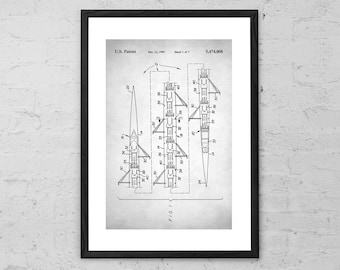 155mm Howitzer Shell Patent Print Art 2009 - Etsy