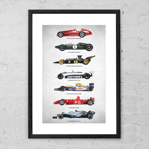 Formula One Print - Etsy