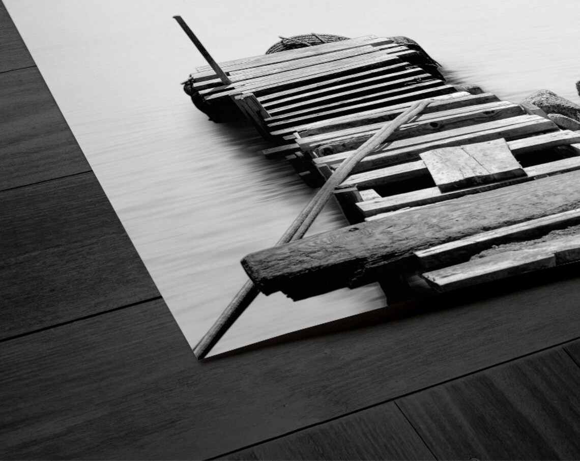 The Pier Art Print Jetty Wall Art Sea Bridge Photo | Etsy