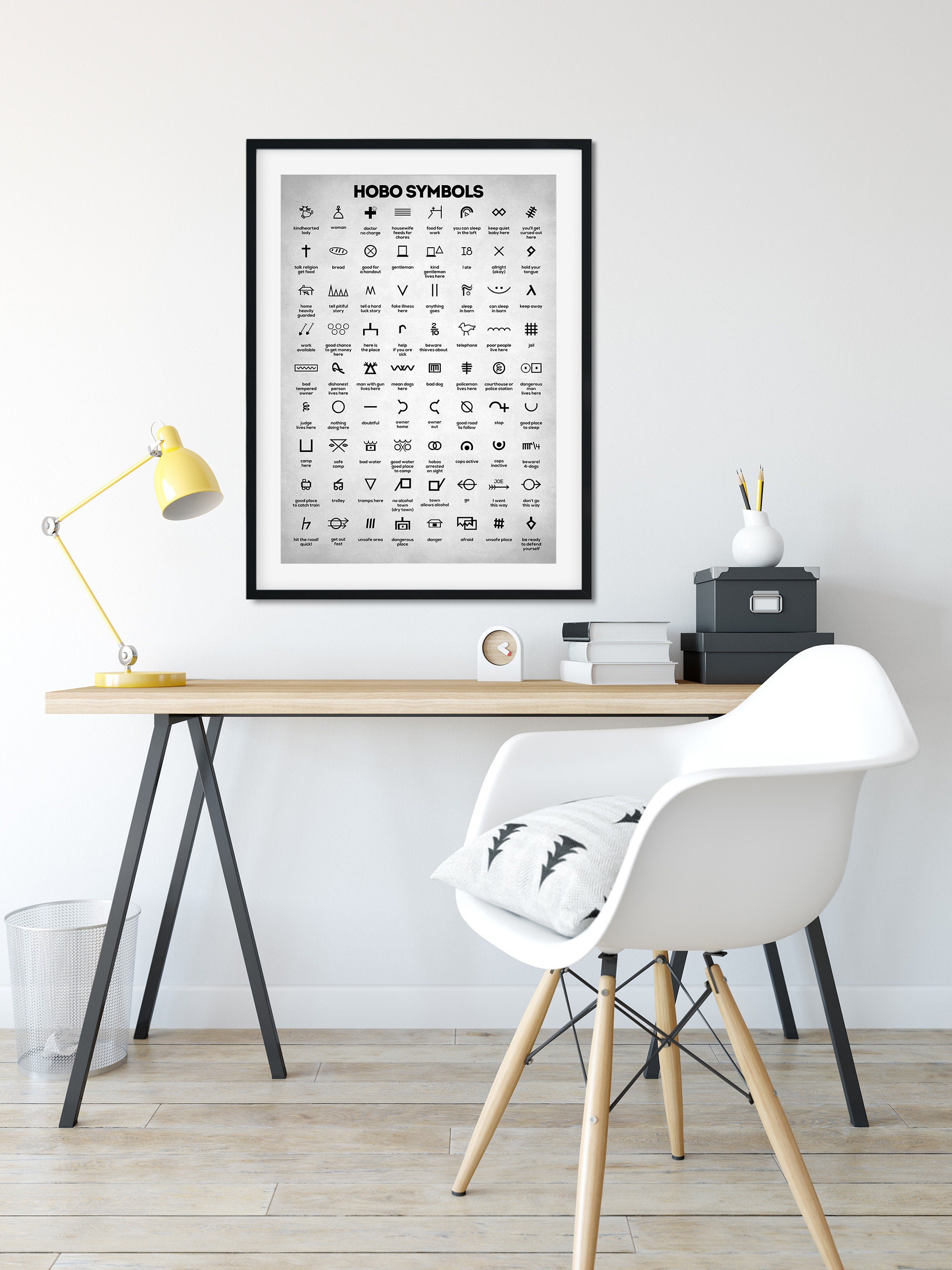 Hobo Symbols Hobo Signs Hobo Alphabet Hobo Code Visual | Etsy