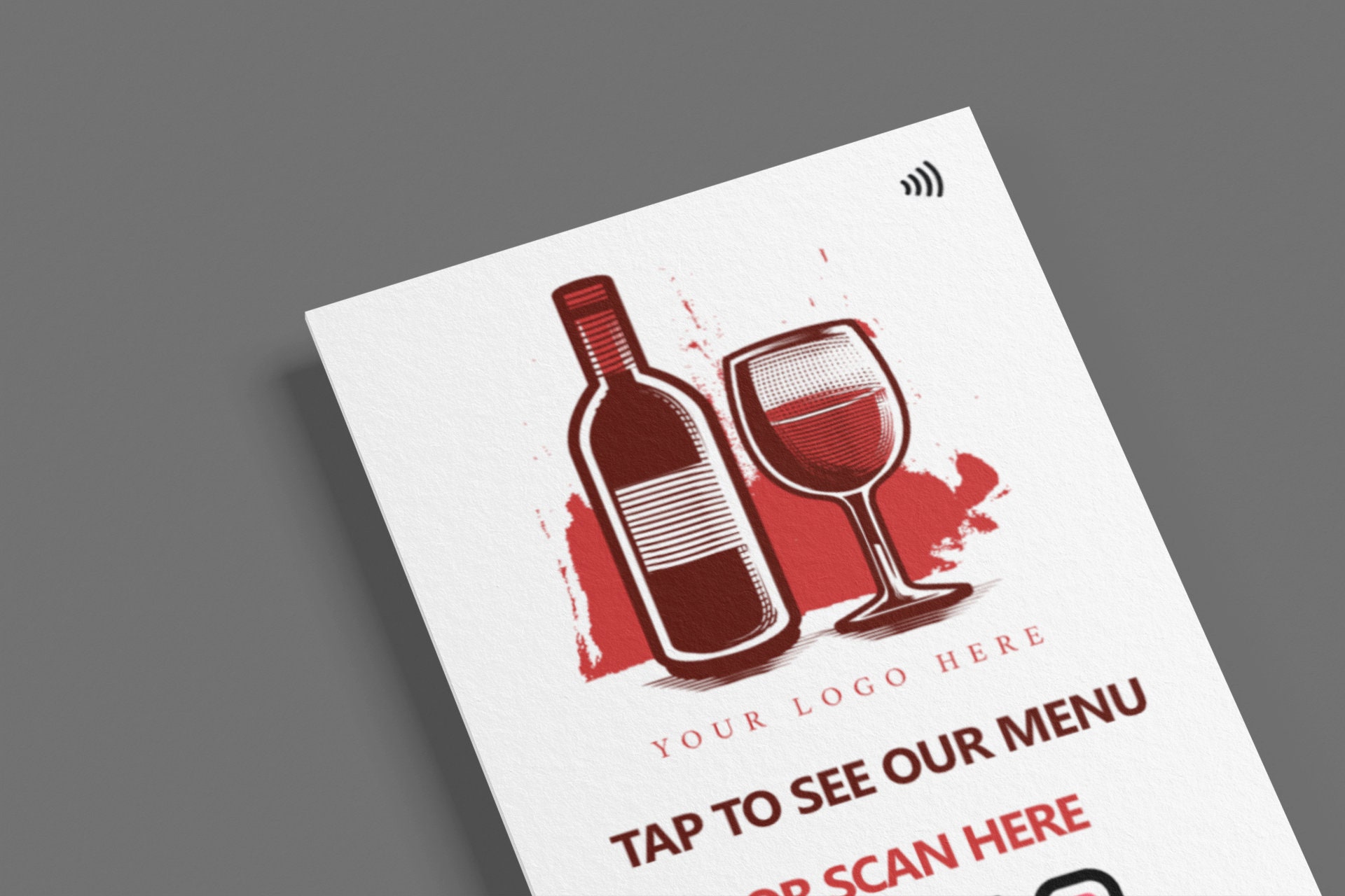 NFC & Custom QR Code Menu Card - Allow Customers to Access Your Menu ...
