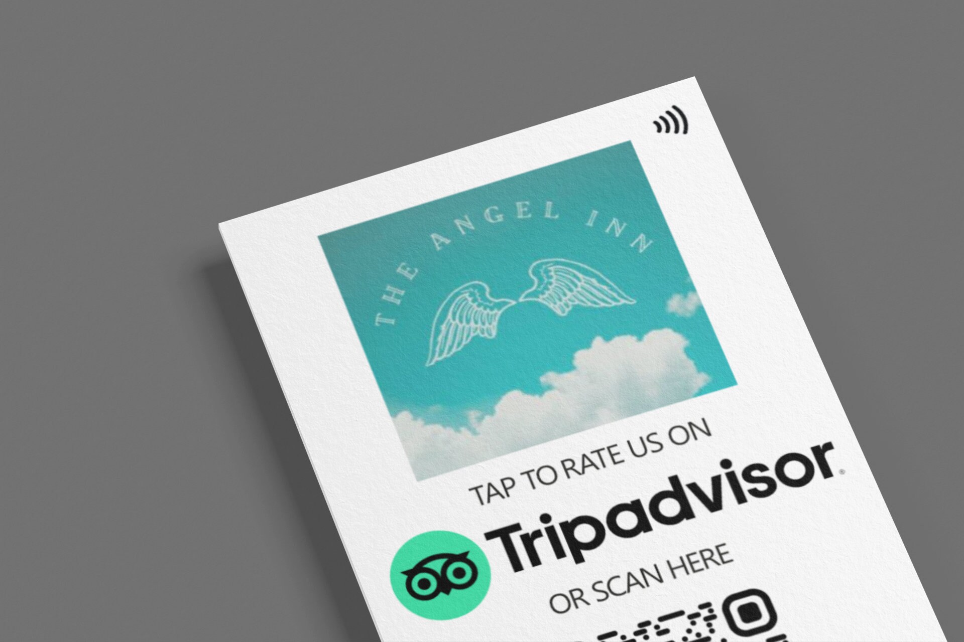 Pack of 5 Contactless Social Media Card for Tripadvisor - NFC Card With ...