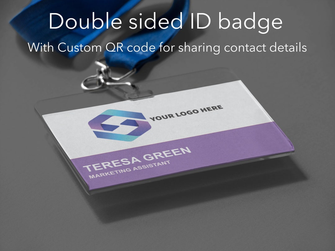 Custom QR Code Plastic ID Card: Business or Personal Use - Etsy
