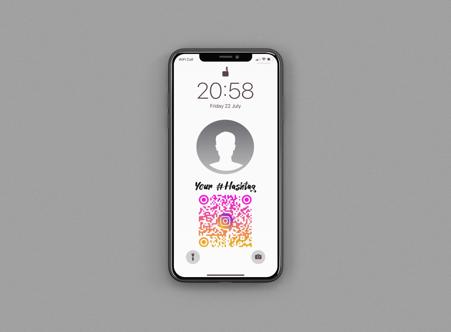 Website or Social Media Link Wallpaper for iPhone - Etsy