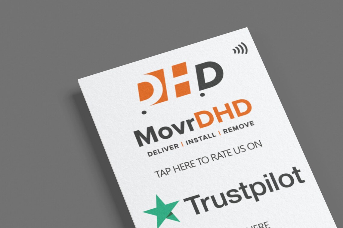 Contactless Social Media Card for Trustpilot NFC Card With QR Code ...