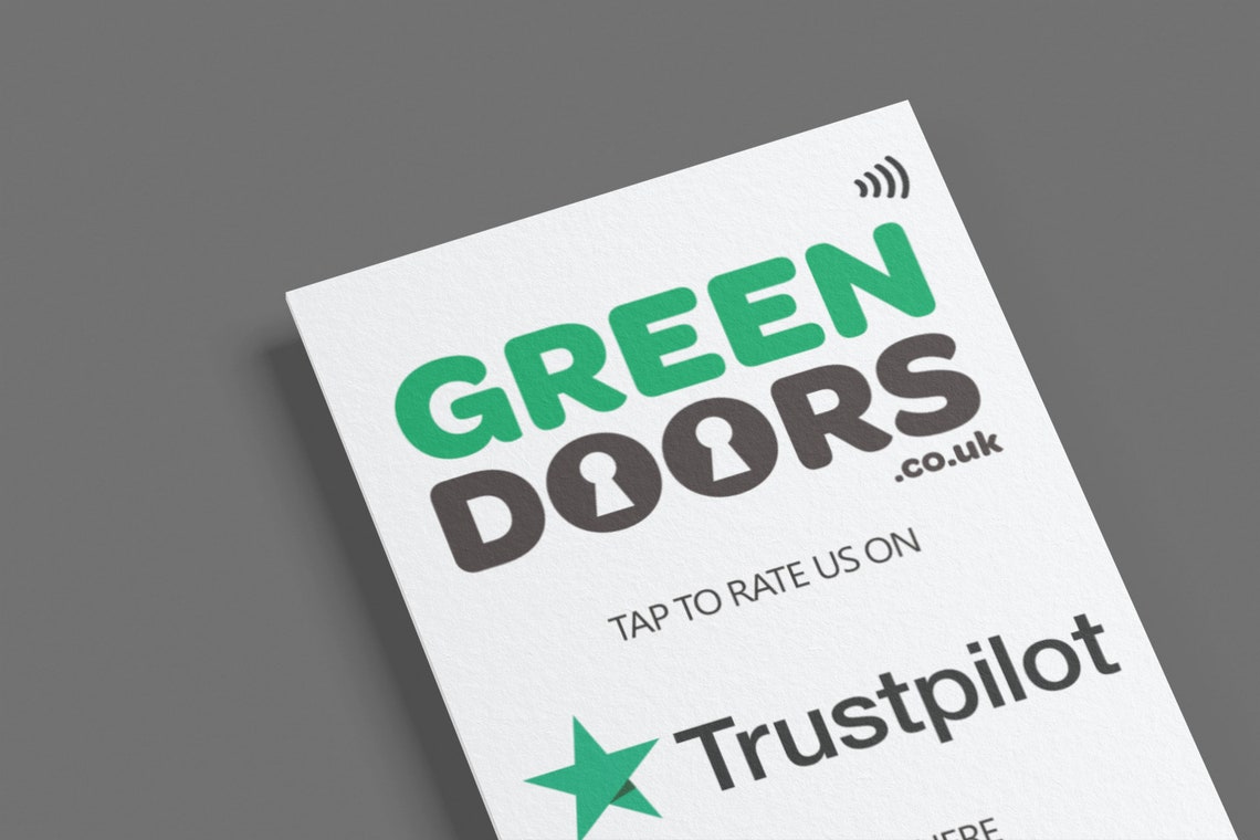 Contactless Social Media Card for Trustpilot NFC Card With QR Code ...