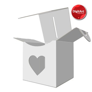 SVG Personalized Gift Box Template Set Digital File Stencil - Etsy