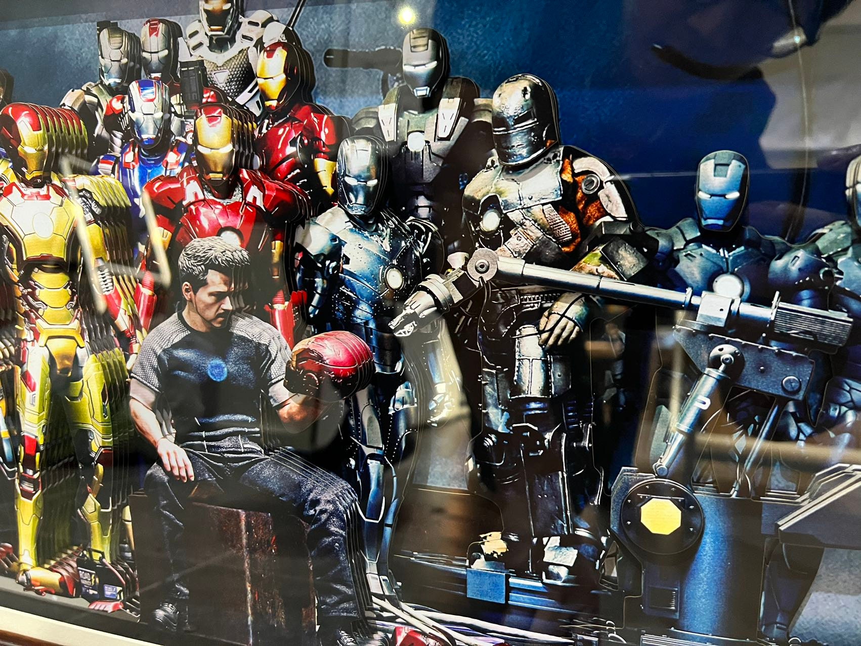 3D Iron Man Fan Art Frame/ Ready to Hang/ Table Top Frame - Etsy