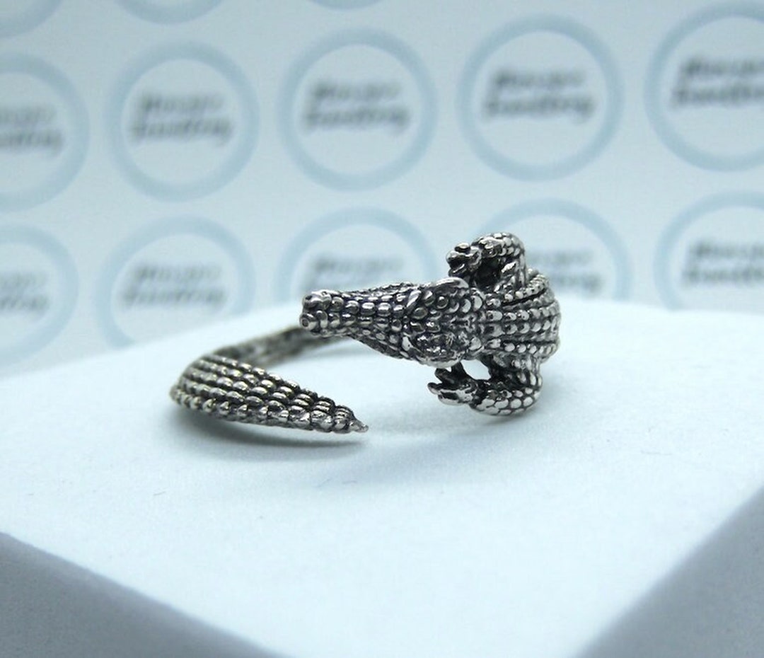 Adjustable Crocodile Ring, Alligator Ring - Etsy