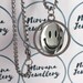Smiley Face Necklace Sad Face Necklace Emoji Necklace - Etsy