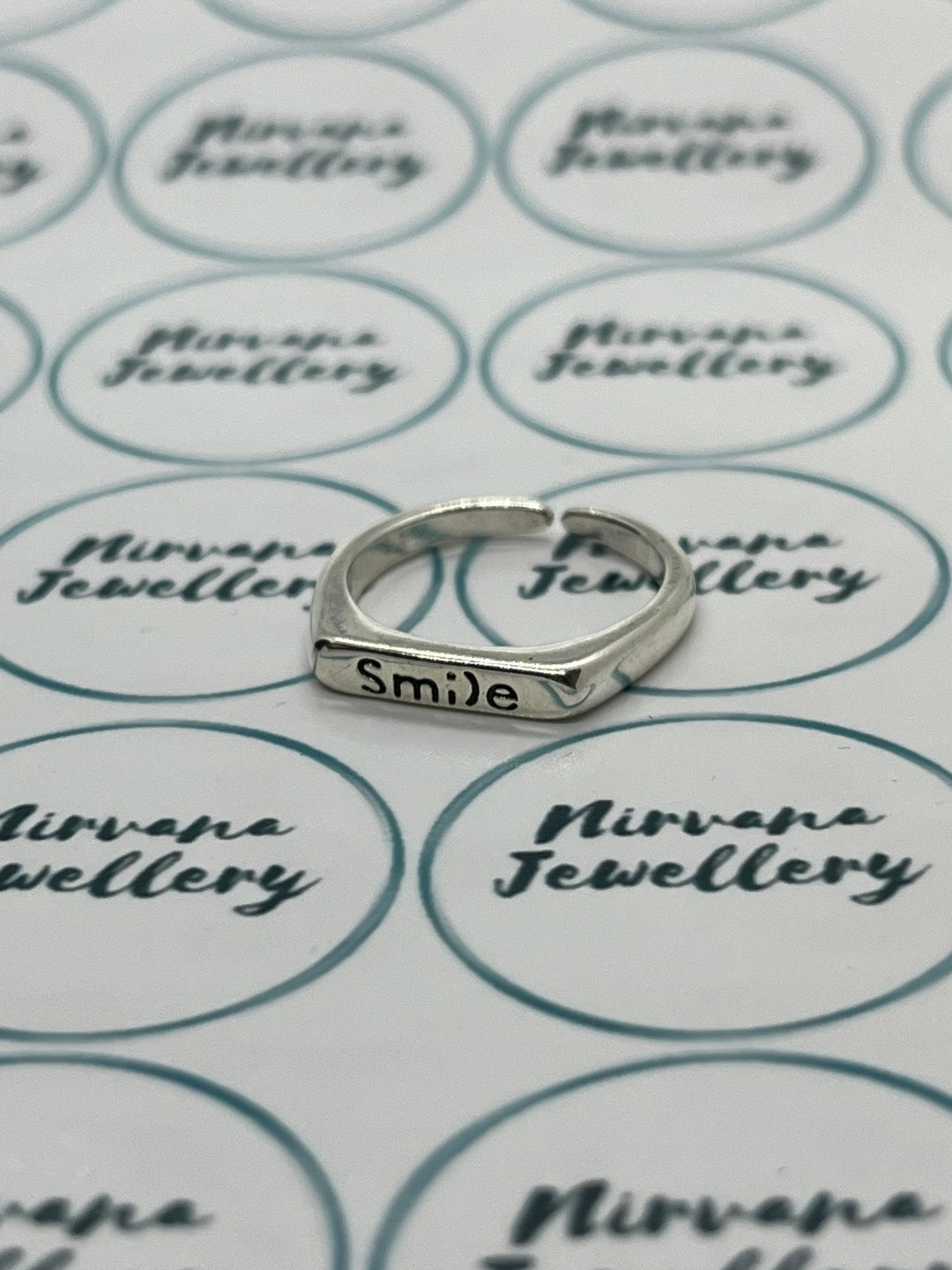 Adjustable Smile Ring, Smiley Face Ring, Happy Ring - Etsy