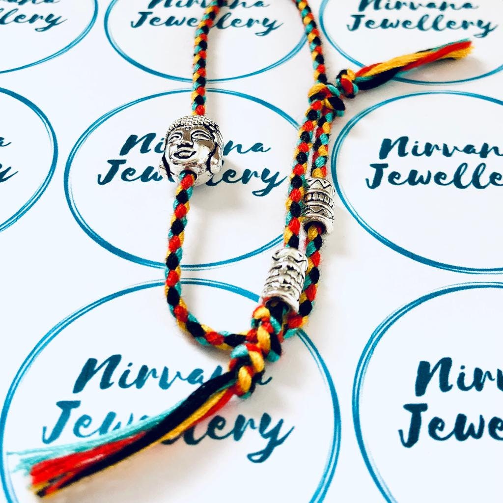 Bright Multicolour Buddhist Bracelet Tibetan Bracelet Thread - Etsy