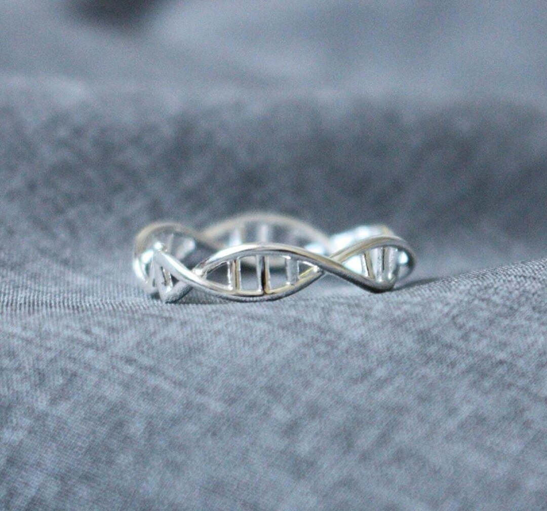 Adjustable Double Helix Ring, DNA Ring - Etsy
