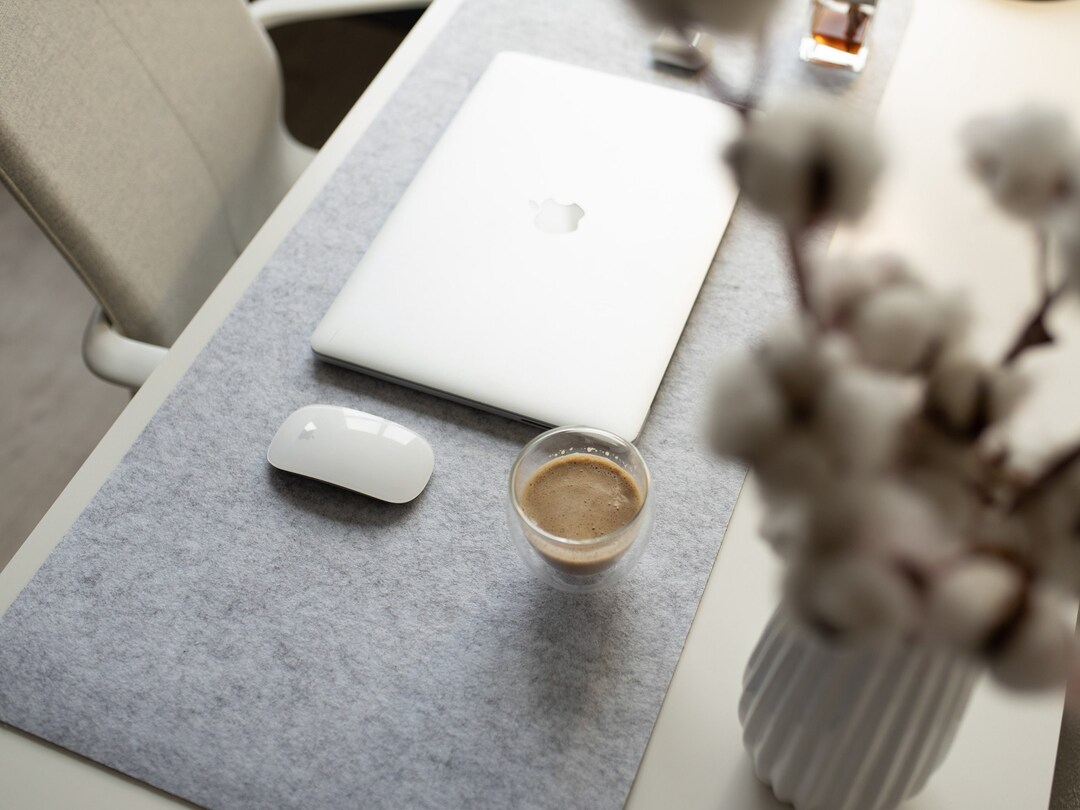 Felt Desk Mat, Custom Felt Desk Pad, Desk Decor Aesthetic, Xxl Mouse ...