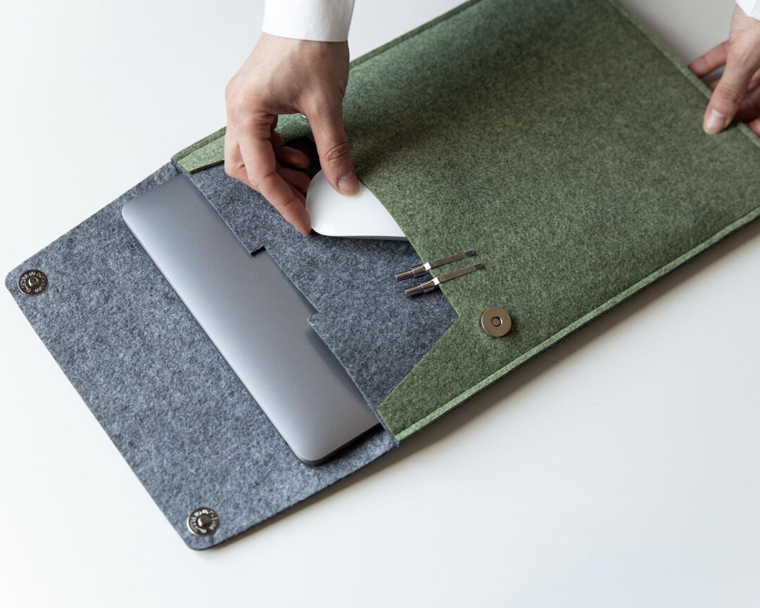 MacBook Sleeve, MacBook Air 13 M5 Case, Laptop Accessories, Sage Green ...