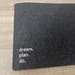 Custom Size Dark Grey Desk Mat - Etsy