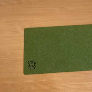 Custom Felt Desk Mat Green, Desk Pad Green, Custom Size With Logo ...