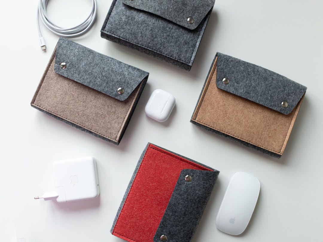 Cord Organizer, Computer Mouse Case, Tech Travel Case With MacBook Air ...
