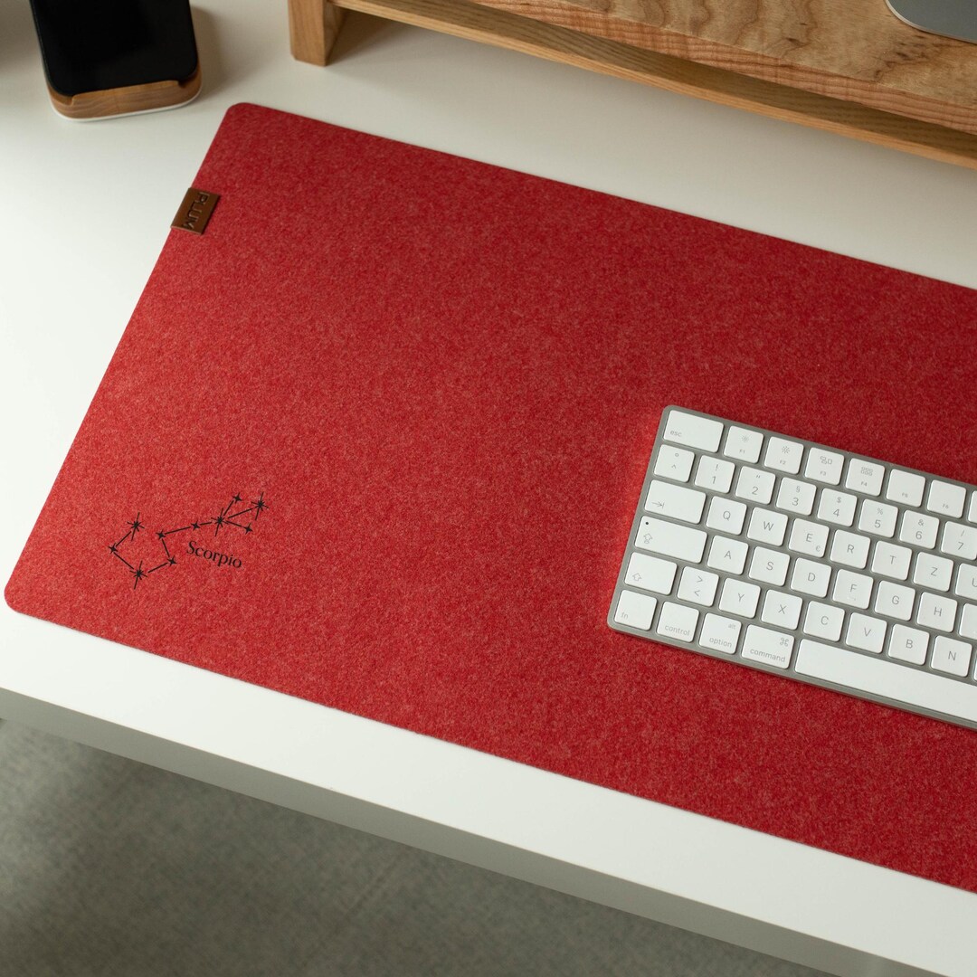 Zodiac Mouse Pad, Scorpio Zodiac Desk Mat, Galaxy Mousepad, Girly Desk ...