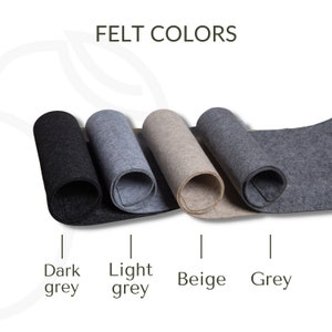 Felt Desk Pad, Custom Felt Desk Mat, Office Desk Accessories, Large ...