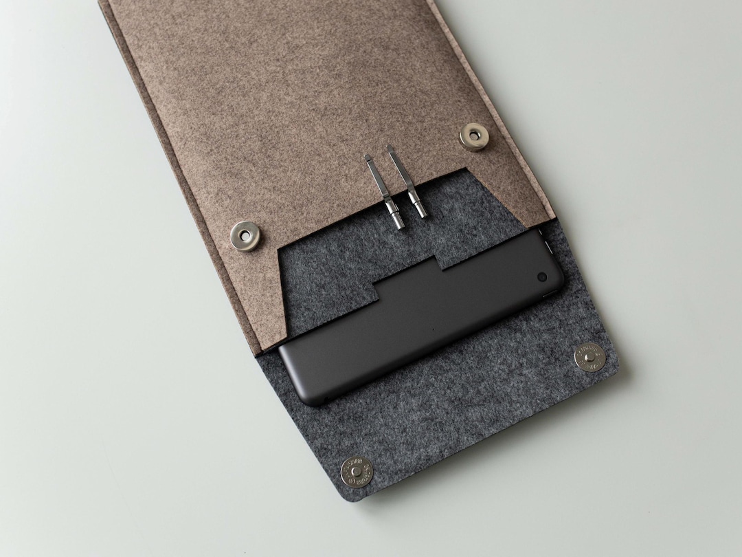 Felt iPad Sleeve, Felt iPad Case With Embroidery, Office Supplies ...