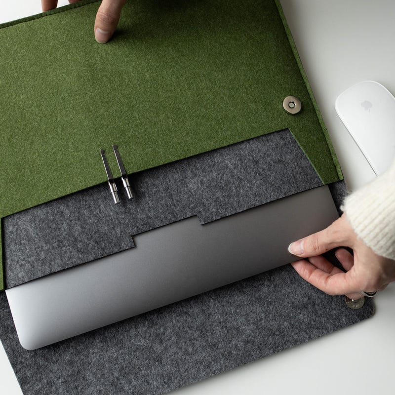 Custom Felt Laptop Bag - Etsy