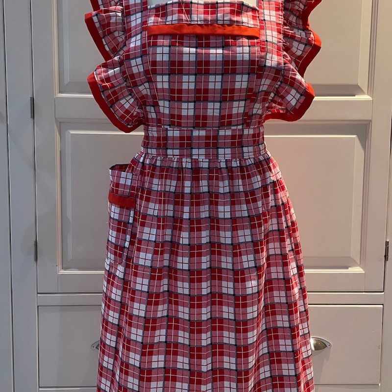 Ruffled Apron - Etsy