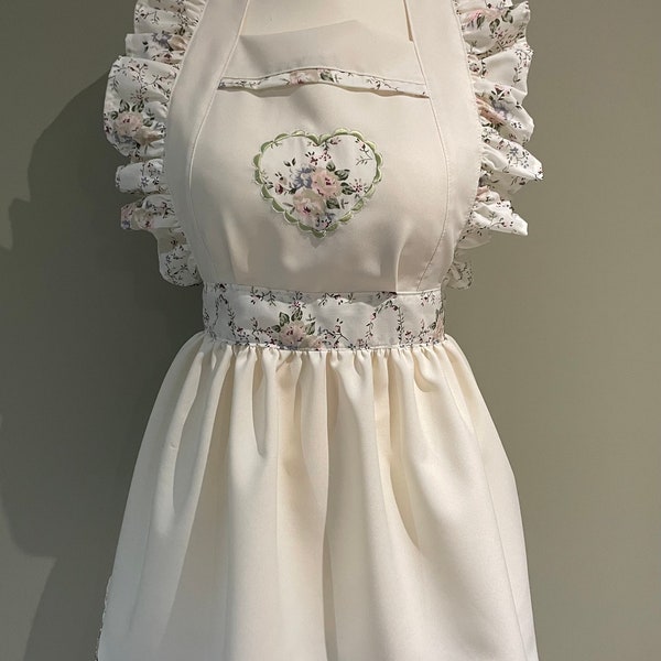 Frilly 1950s Apron - Etsy UK