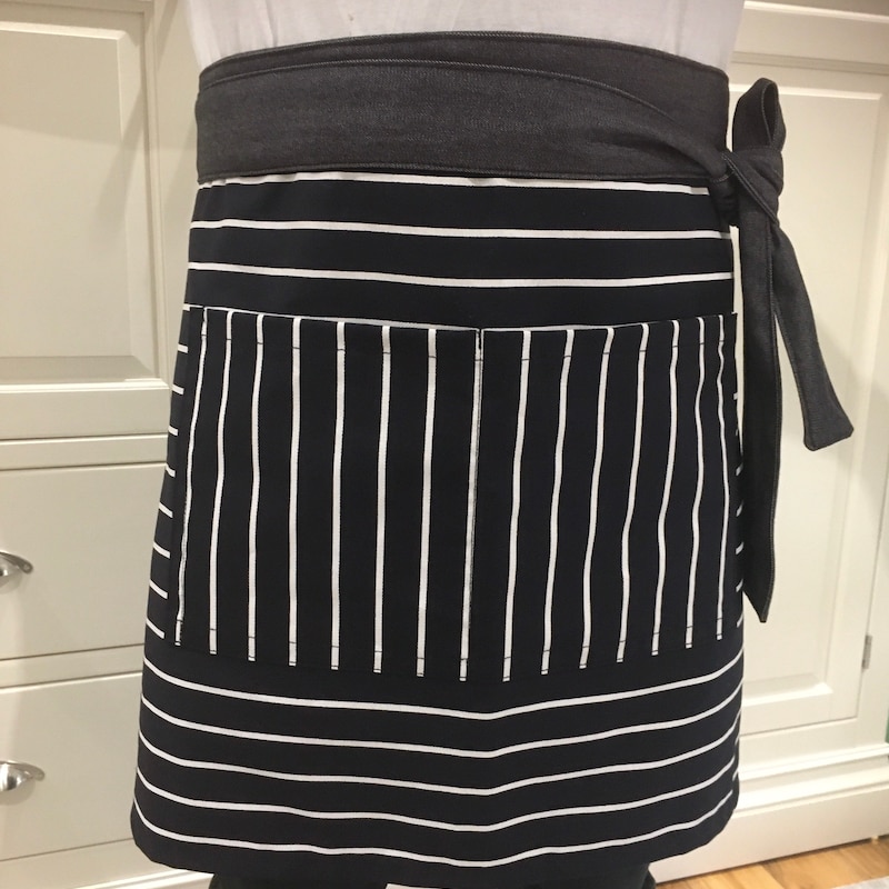 Butcher Stripe Apron - Etsy UK