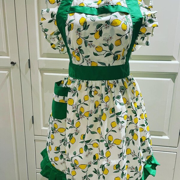 Lemon Apron - Etsy