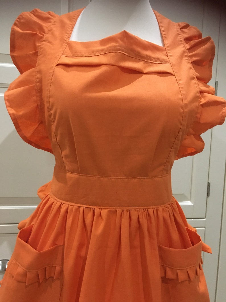 Handmade Made to Order Victorian Retro Style Vintage Orange Detailed ...