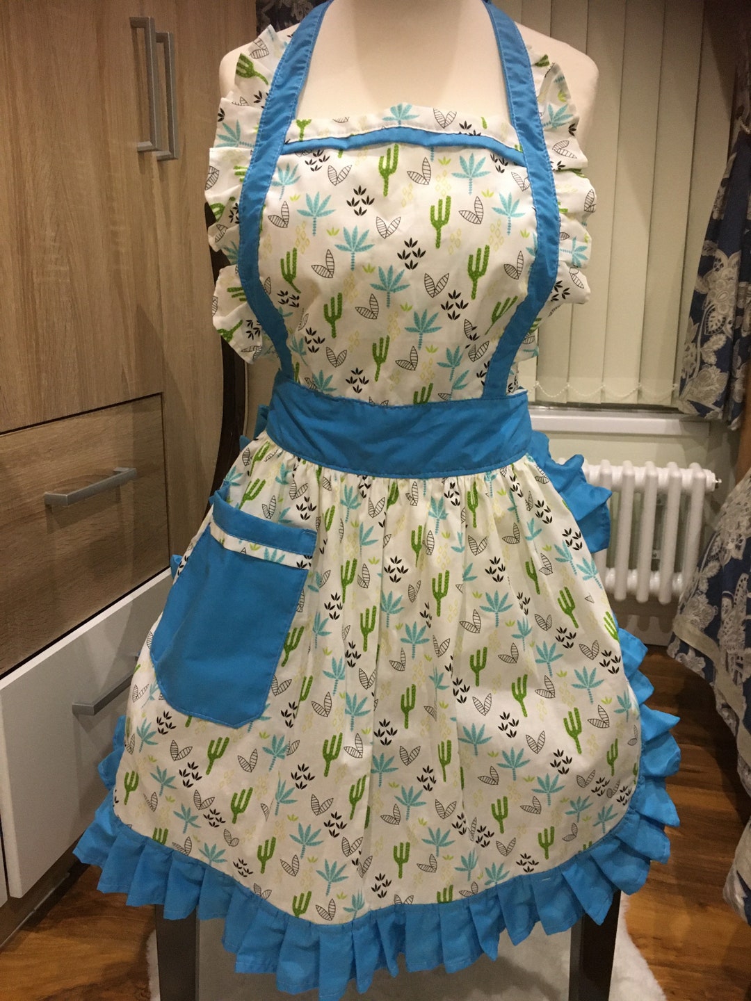 Handmade Retro Full Apron: Victorian Shabby Chic Cooking Apron - Etsy