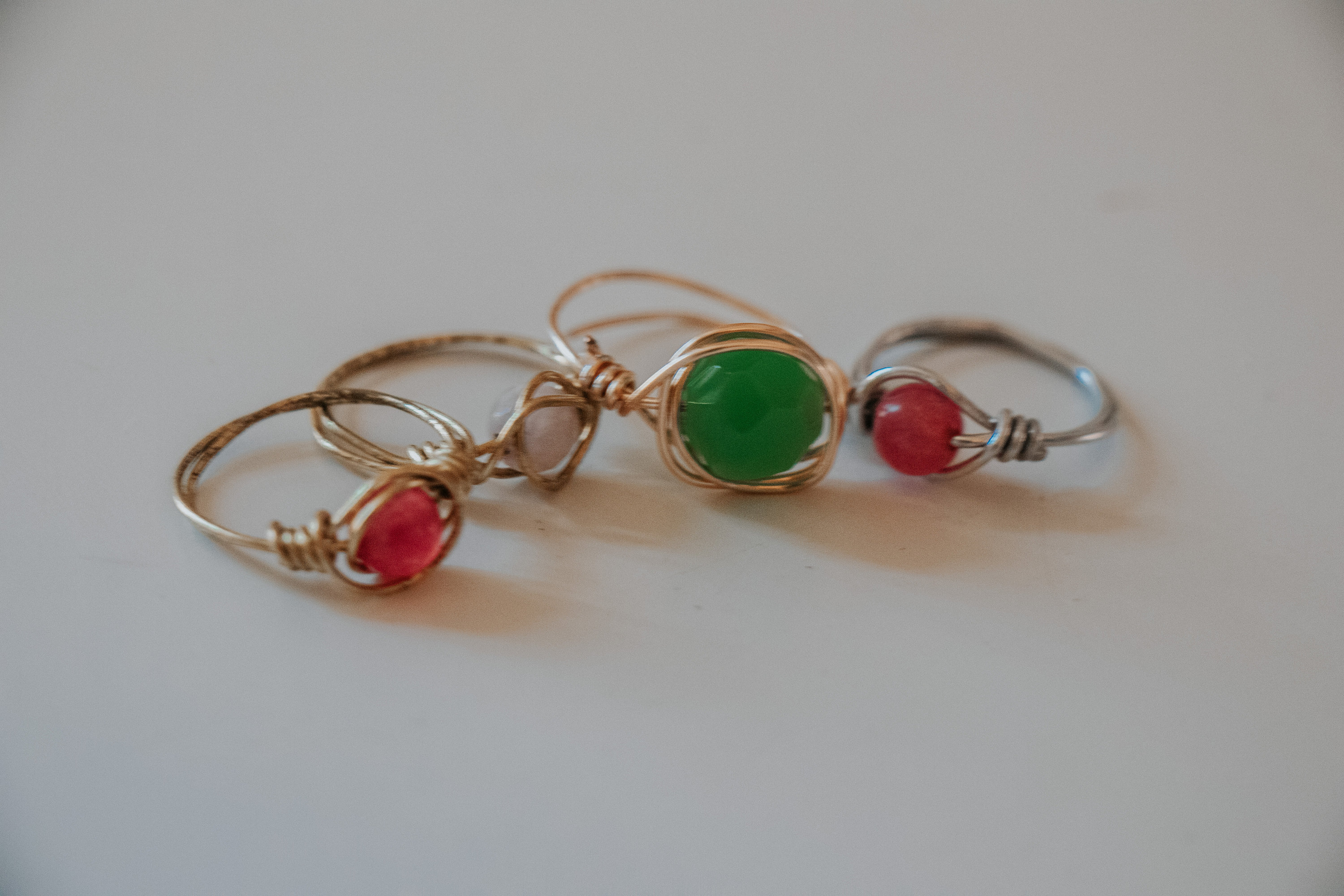 Circular Crystal Rings - Etsy