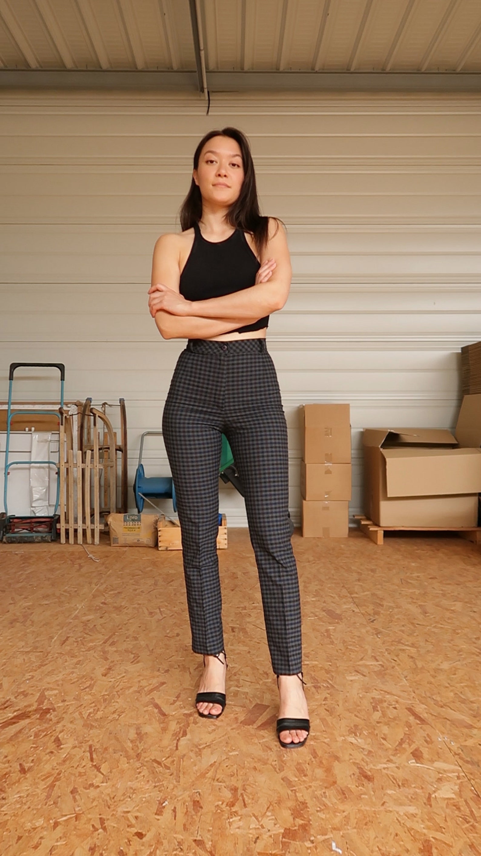 Slim Fit High Waisted Pants Doretta dorettadiypants PDF - Etsy