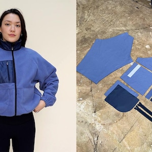 Polar Puff Fleece Jacket for Women PDF Sewing Pattern - Etsy
