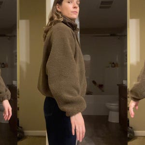 Polar Puff Fleece for Women PDF Sewing Pattern - Etsy