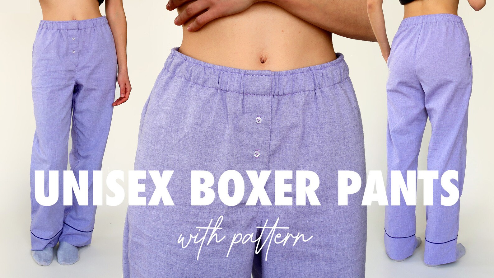 Unisex Boxer Pajama Pants XS-2XL #diyboxerpants PDF Sewing Pattern - Etsy