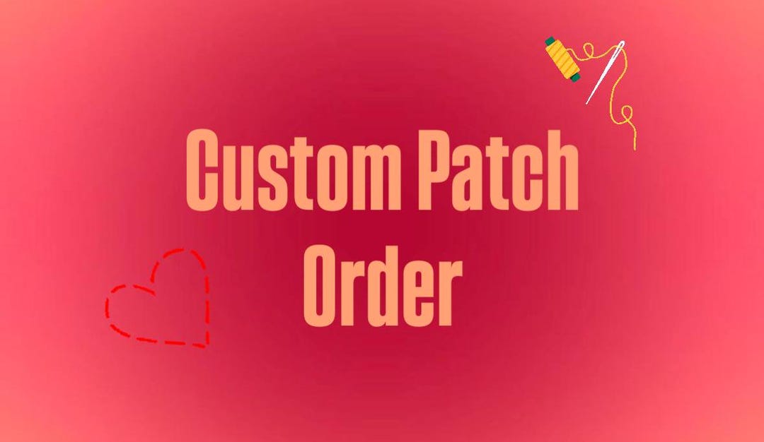 Custom Patch Order Request - Etsy