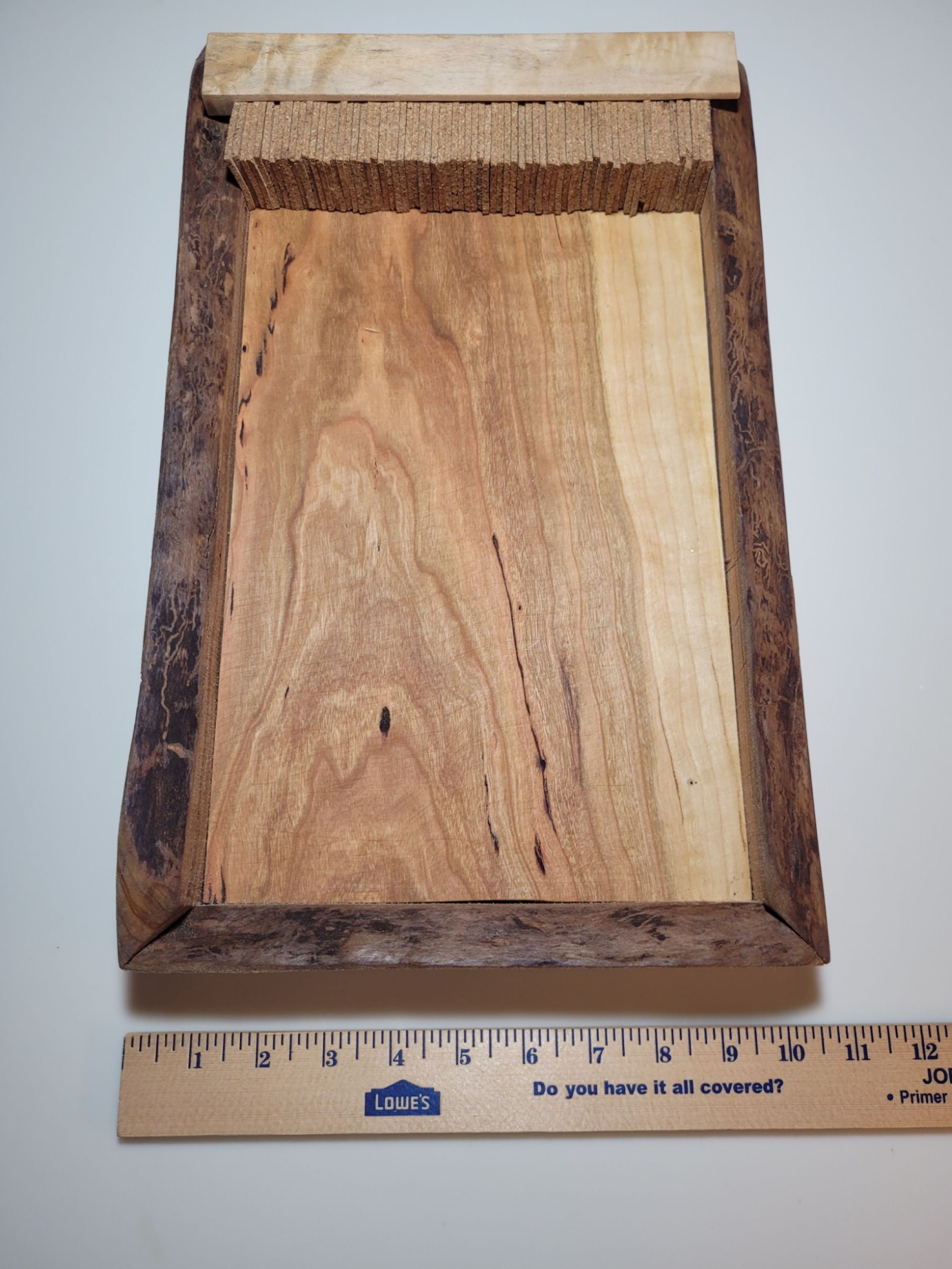 Live Edge Knife Block Drawer Insert - Etsy