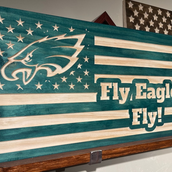 Philadelphia Eagles Wooden Sign - Etsy