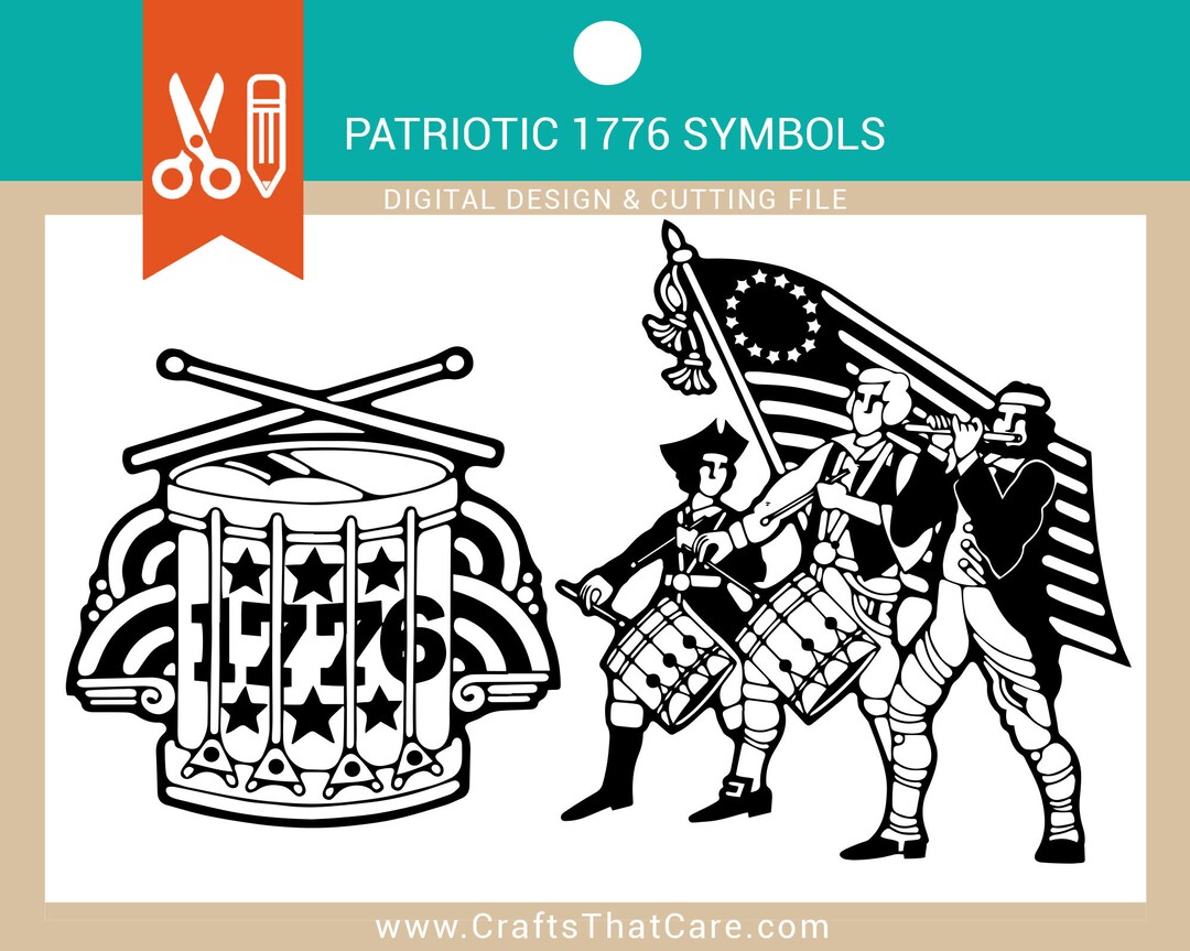 PATRIOTIC 4th of July, Independence Day, 1776 Patriotic Symbols, Drum ...