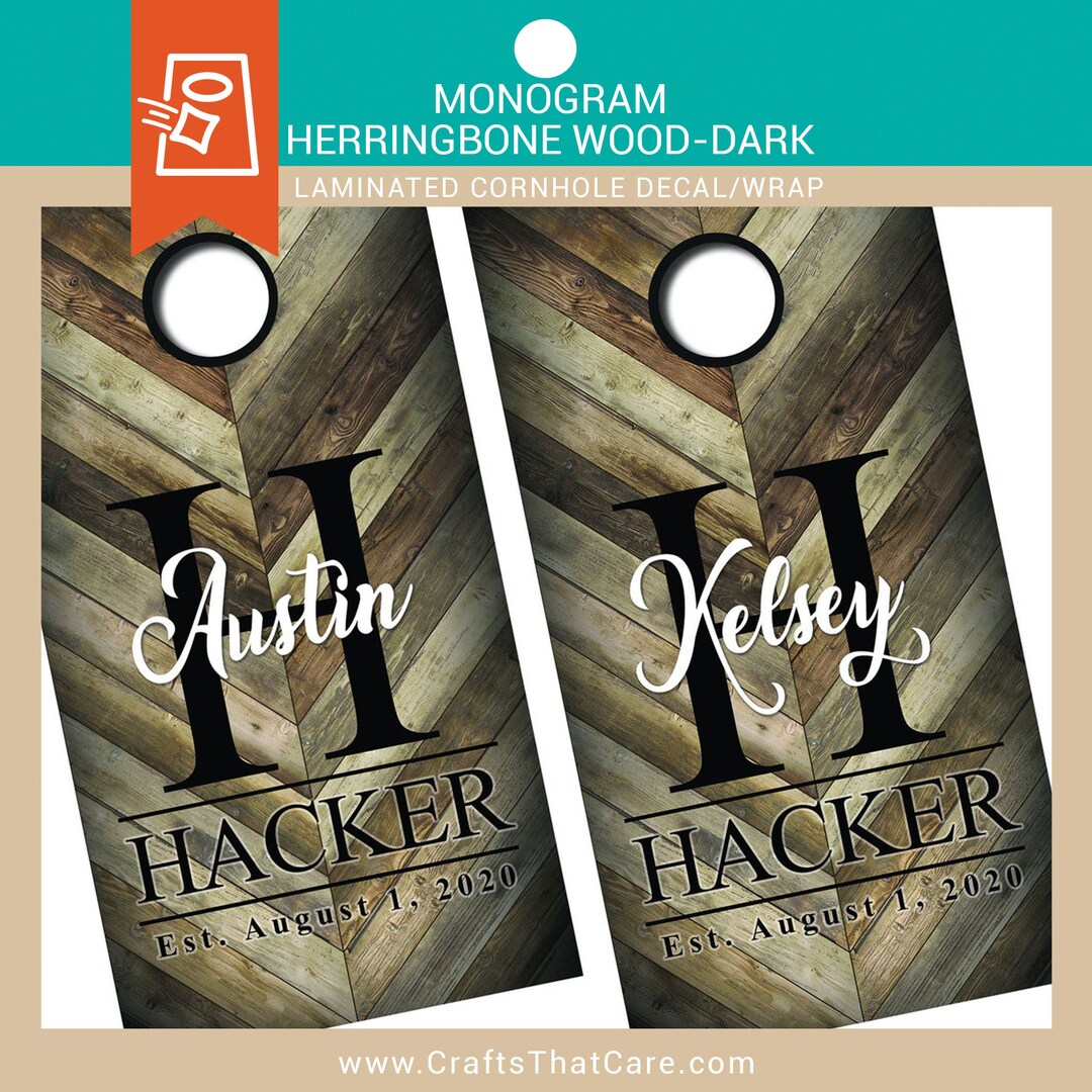 MONOGRAM | Rustic Flowers, Family Gift, Rustic Wedding Decor, Cornhole ...