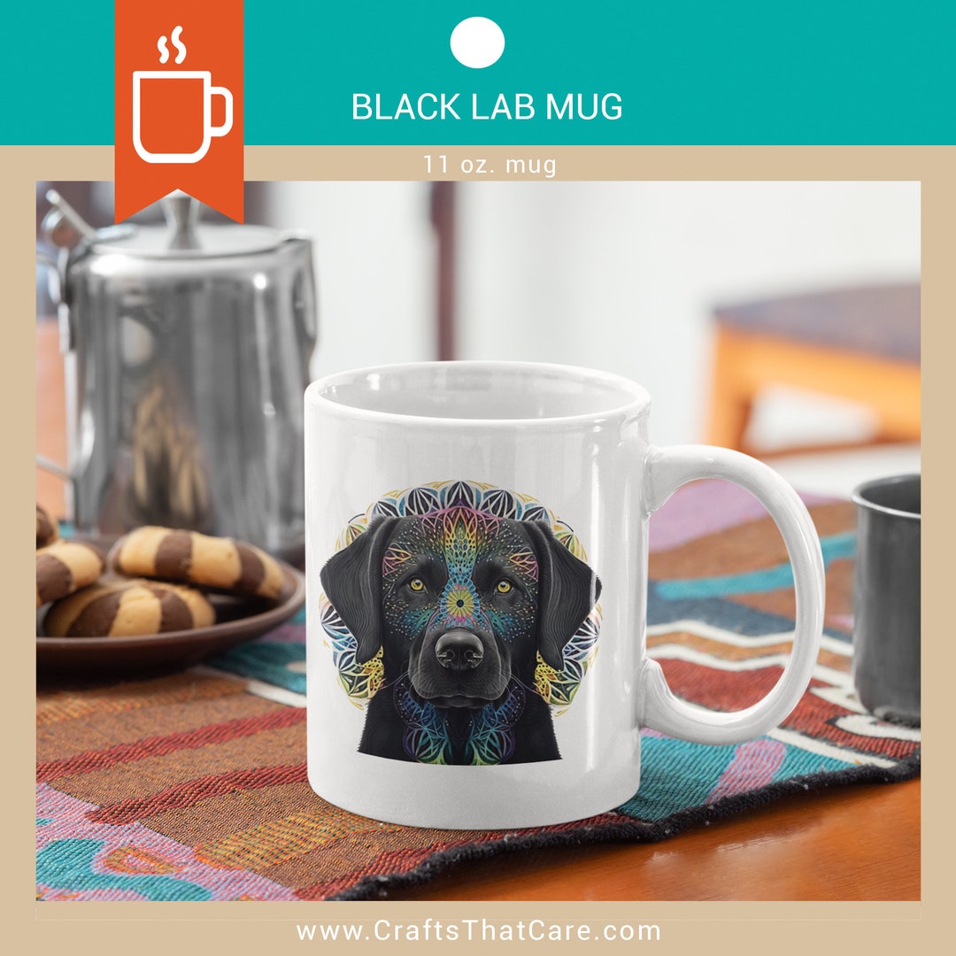 BLACK LAB MUG | Custom Dog Mug, Wedding Gift, Dog Lover Gift ...