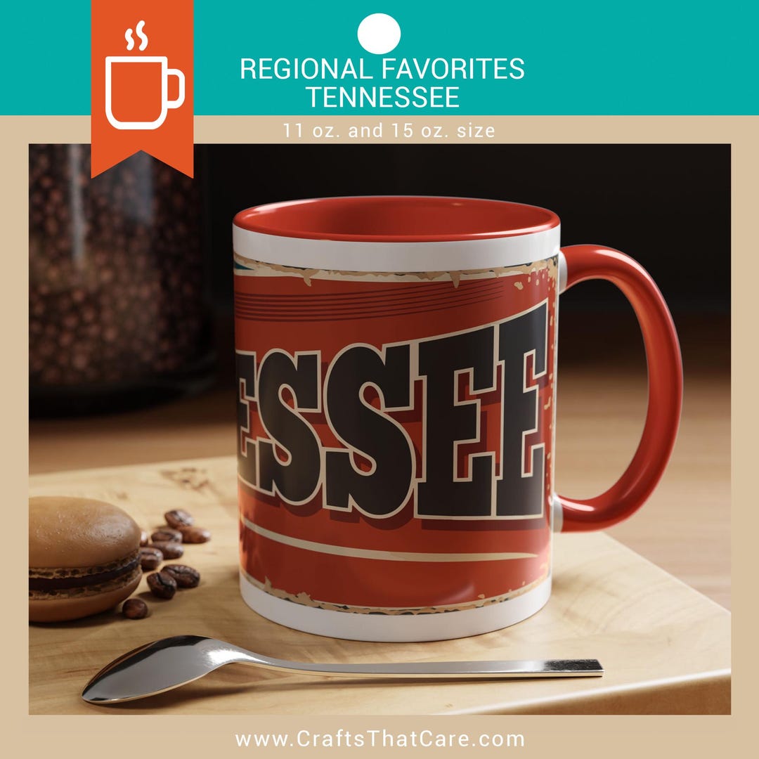 REGIONAL FAVORITES | TENNESSEE, Tennessee Mug, Tennessee Coffee Mug ...